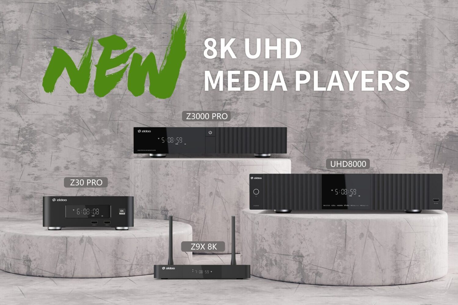 Zidoo introduceert nieuwe lijn 8K UHD-mediaspelers met UHD8000